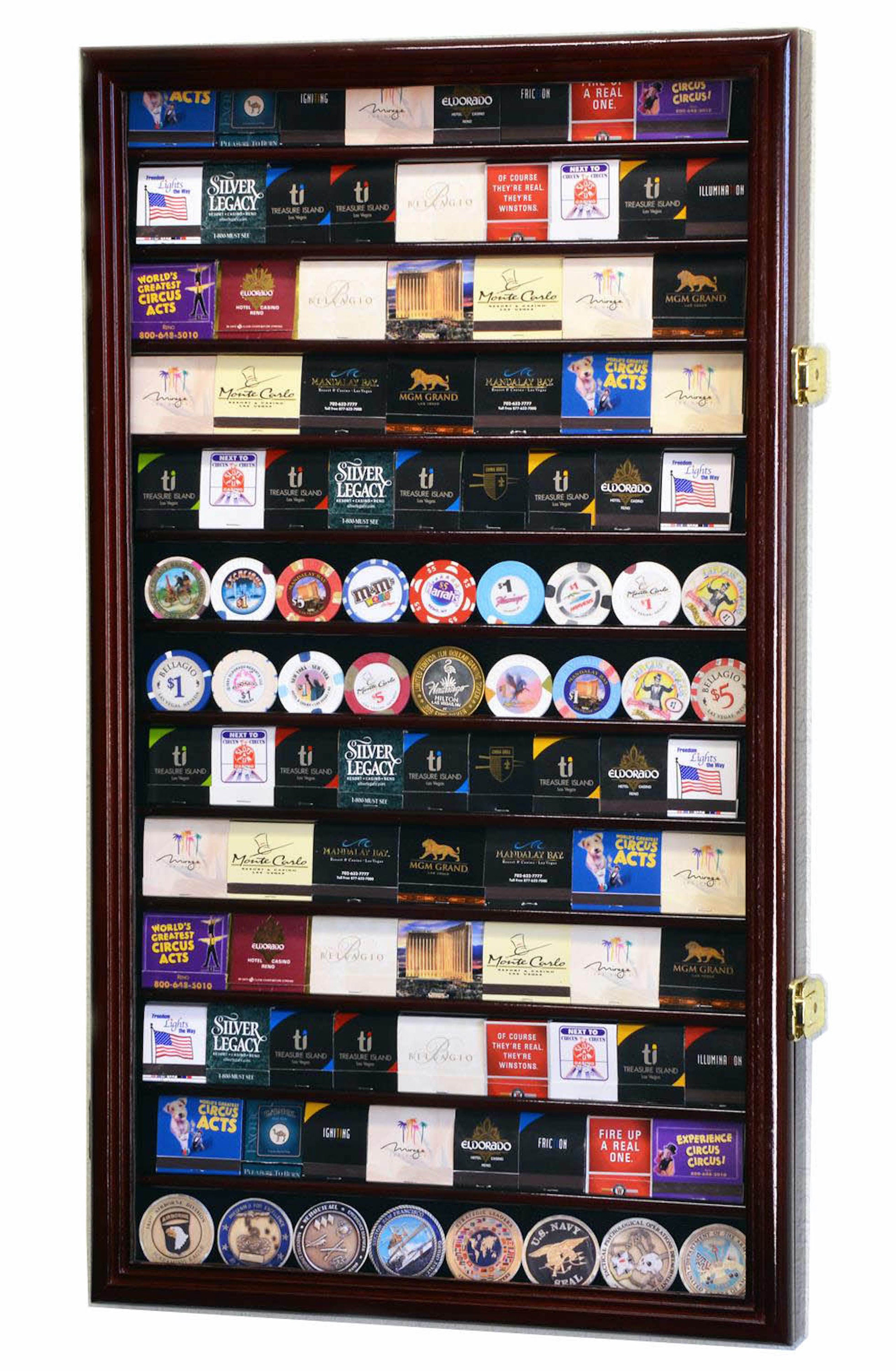 117 Matches Matchbook Display Case Wall Cabinet Holder W/ 98% - Etsy