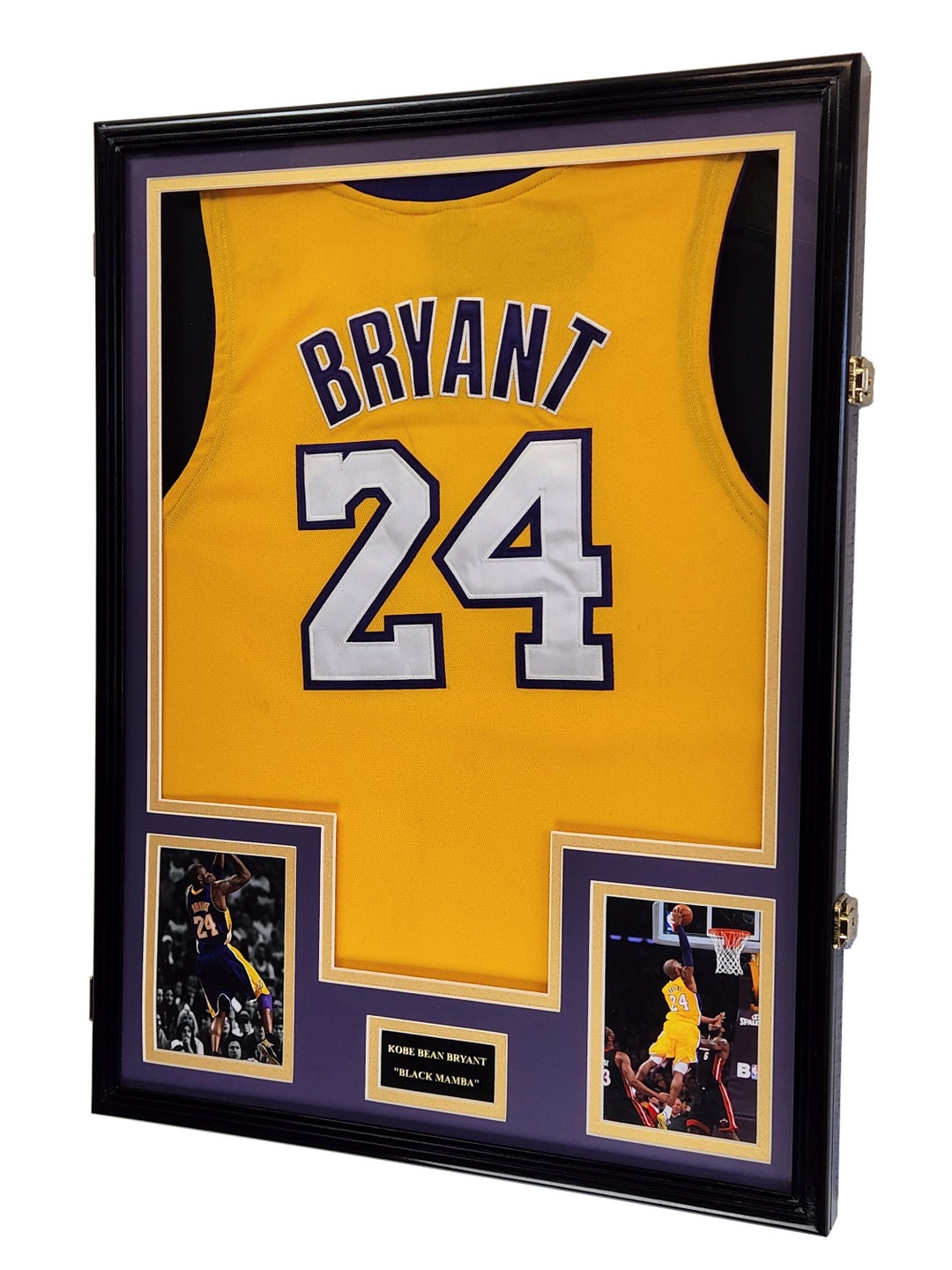 Large Jersey or Uniform Display Case (w/ Custom Double Matting) Cabinet ...