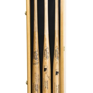 3 Baseball Bat Display Case Cabinet Holder Wall Rack W/98% UV ...