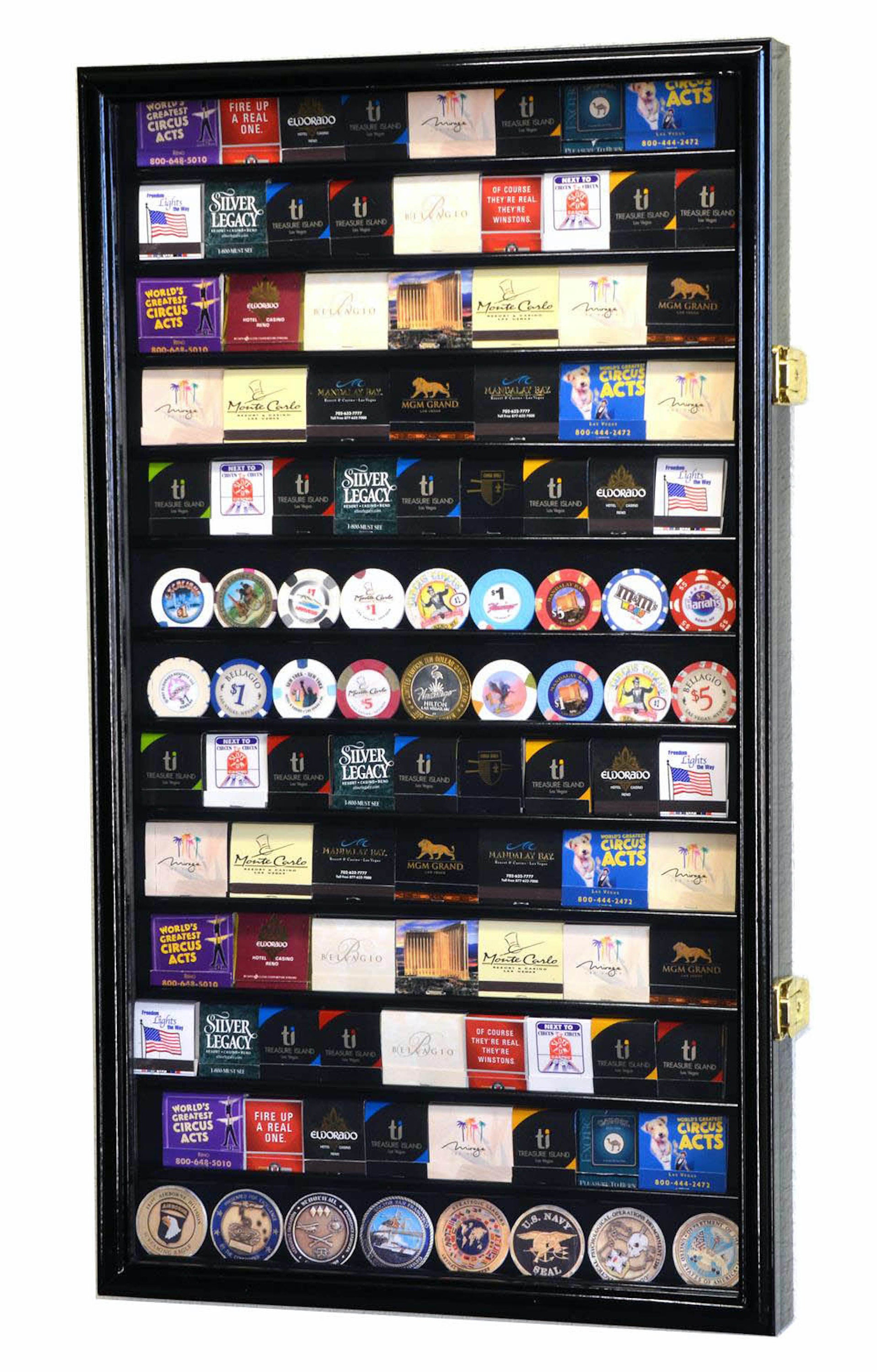 117 Matches Matchbook Display Case Wall Cabinet Holder W/ 98% - Etsy
