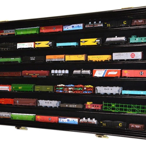 HO Scale Train Display Case Model Train Car Wall Cabinet Shelf - Etsy