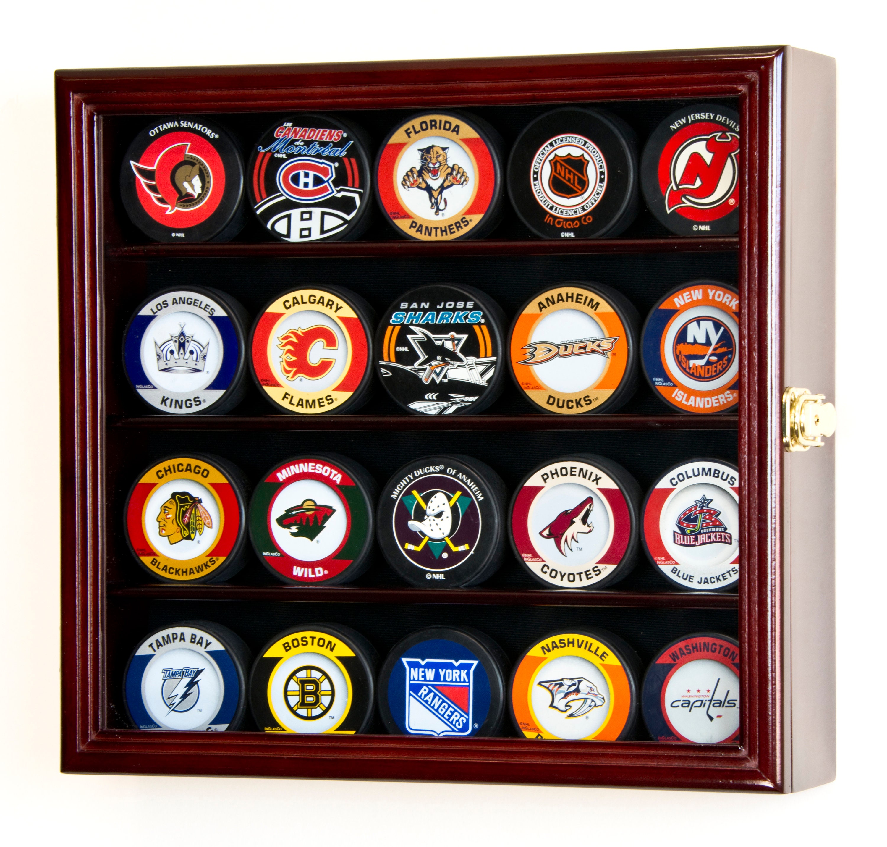 20 Hockey Puck Display Case Cabinet Holder Rack Stand 98% UV - Etsy Canada