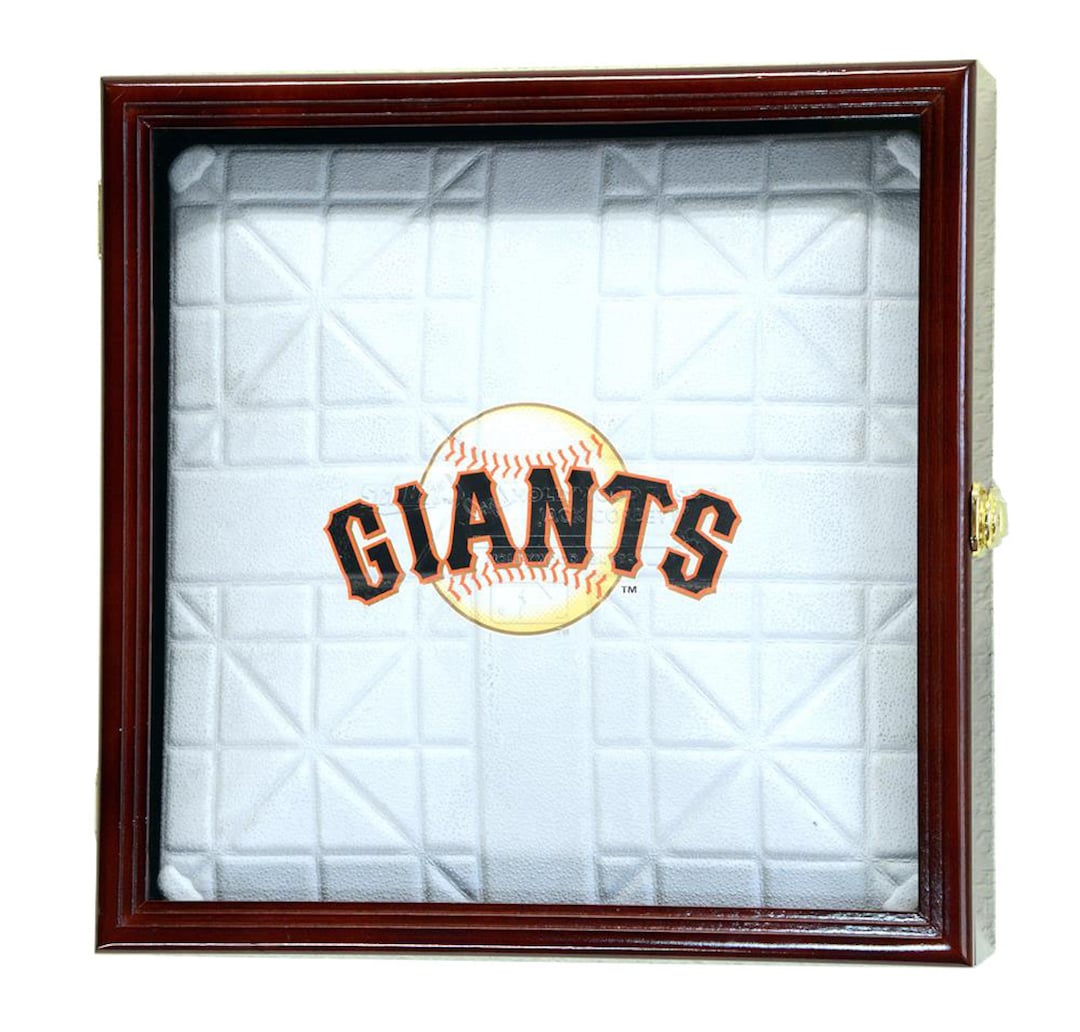 Baseball Base Display Case Cabinet (full-sized MLB 15" and 18" Sizes) W ...