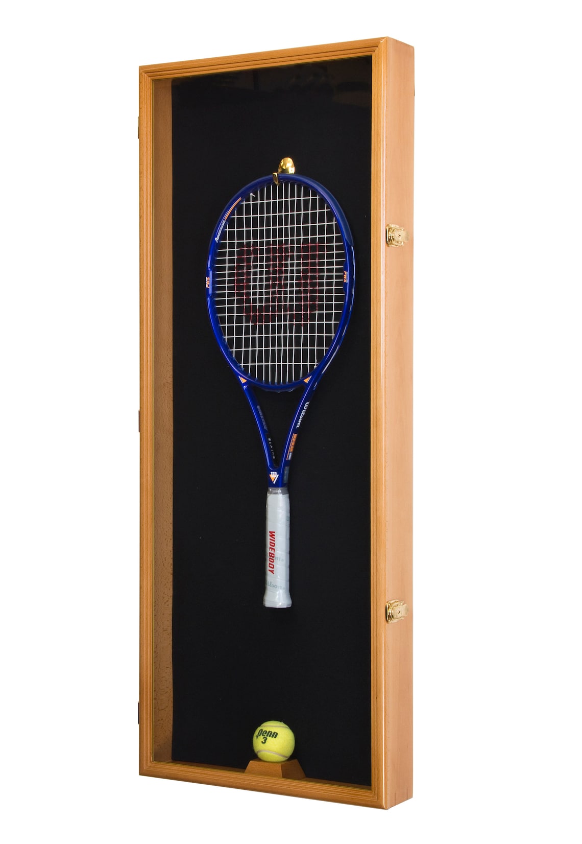 Tennis Racket and Ball Display Case Cabinet Hanger Wall Mount | Etsy