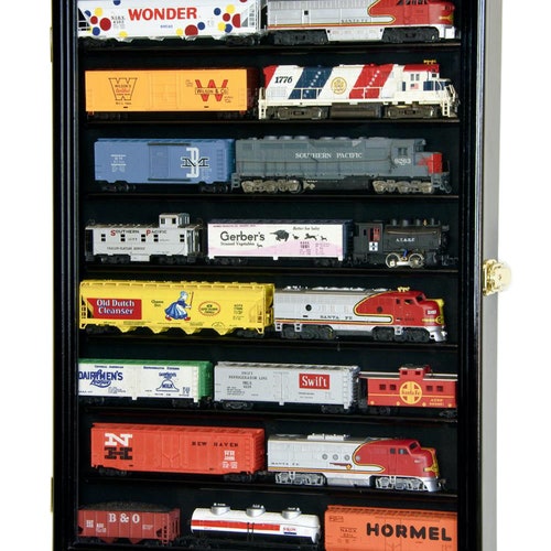 12 Shelves N Scale Train Model Trains Display Case Cabinet - Etsy
