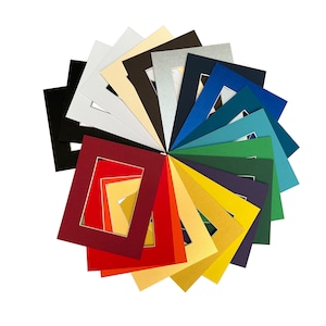 Set of 20 - 8x10 Picture Frame Matting for Display 5x7 Photo - Variety ...