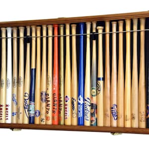 Large Mini 18" Bat Baseball Display Case Cabinet Holder Rack W/98% UV ...