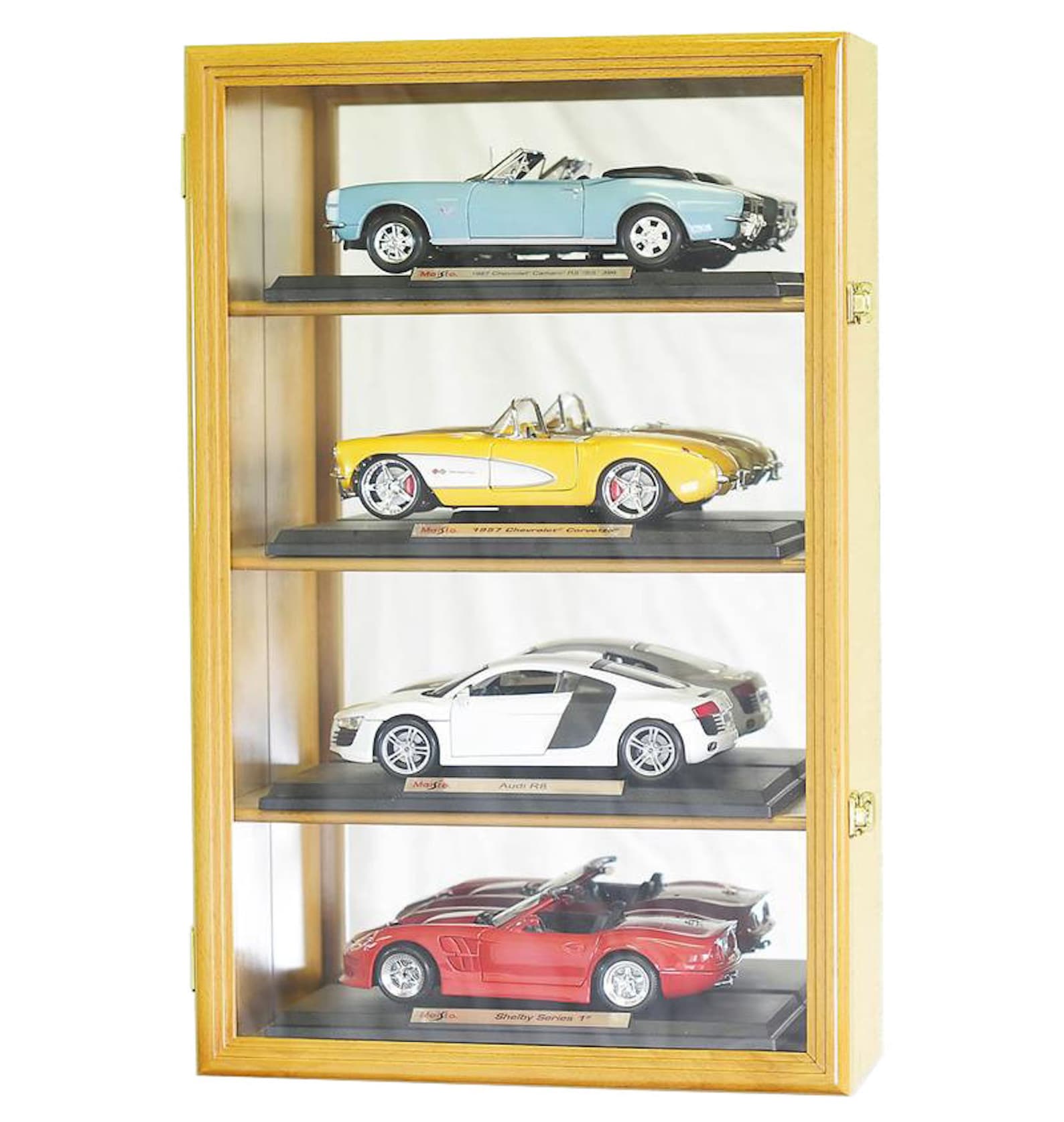 1/18 Scale Diecast Display Case Cabinet Holder Rack W/ UV Protection ...