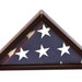 Honors Flag Display Case for 5x9' Memorial / Burial / Funeral Shelf Box ...
