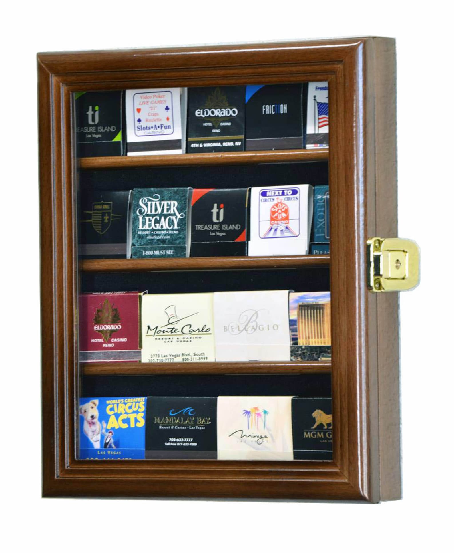 20 Matches Matchbook Display Case Wall Cabinet Holder W/ 98% - Etsy