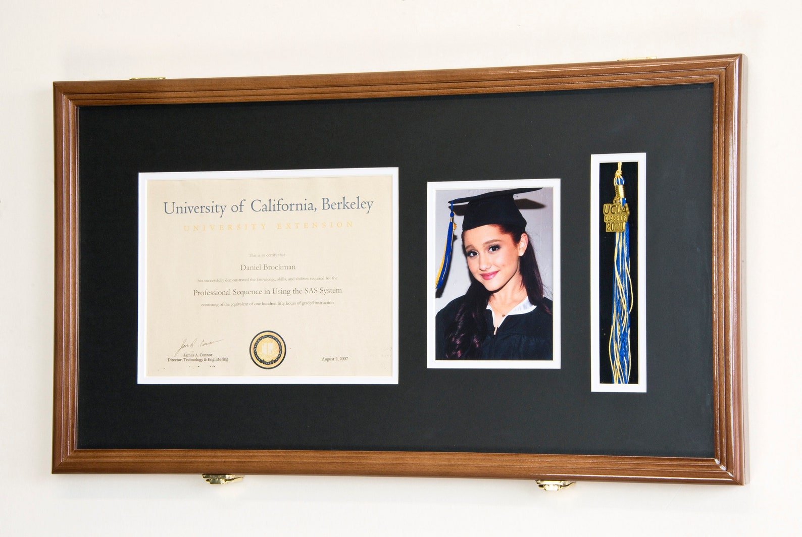 Custom Graduation Diploma Frame Tassel Photo Cap Engraving - Etsy
