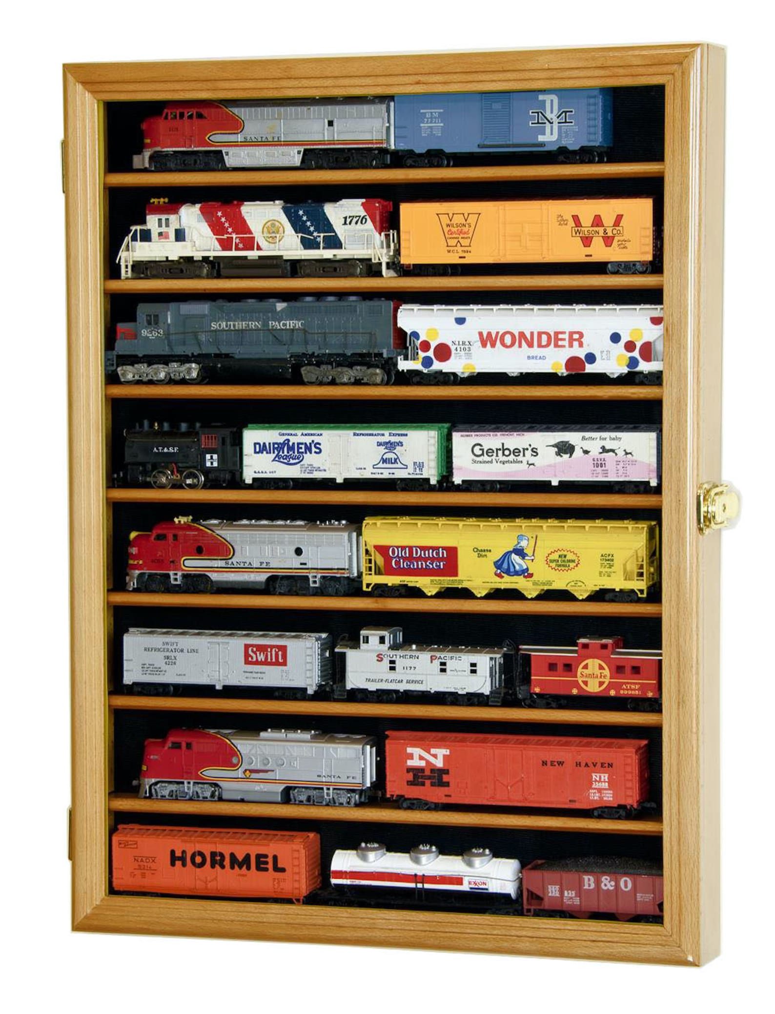 Small HO Scale Train Display Case Cabinet Model Trains - Etsy Small HO Scale Train Display Case Cabinet Model Trains - Etsy