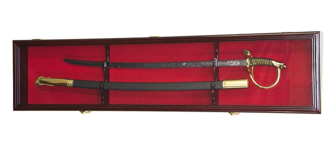 1-2 Sword & Scabbard Display Case Swords Military Navy Japanese Civil ...