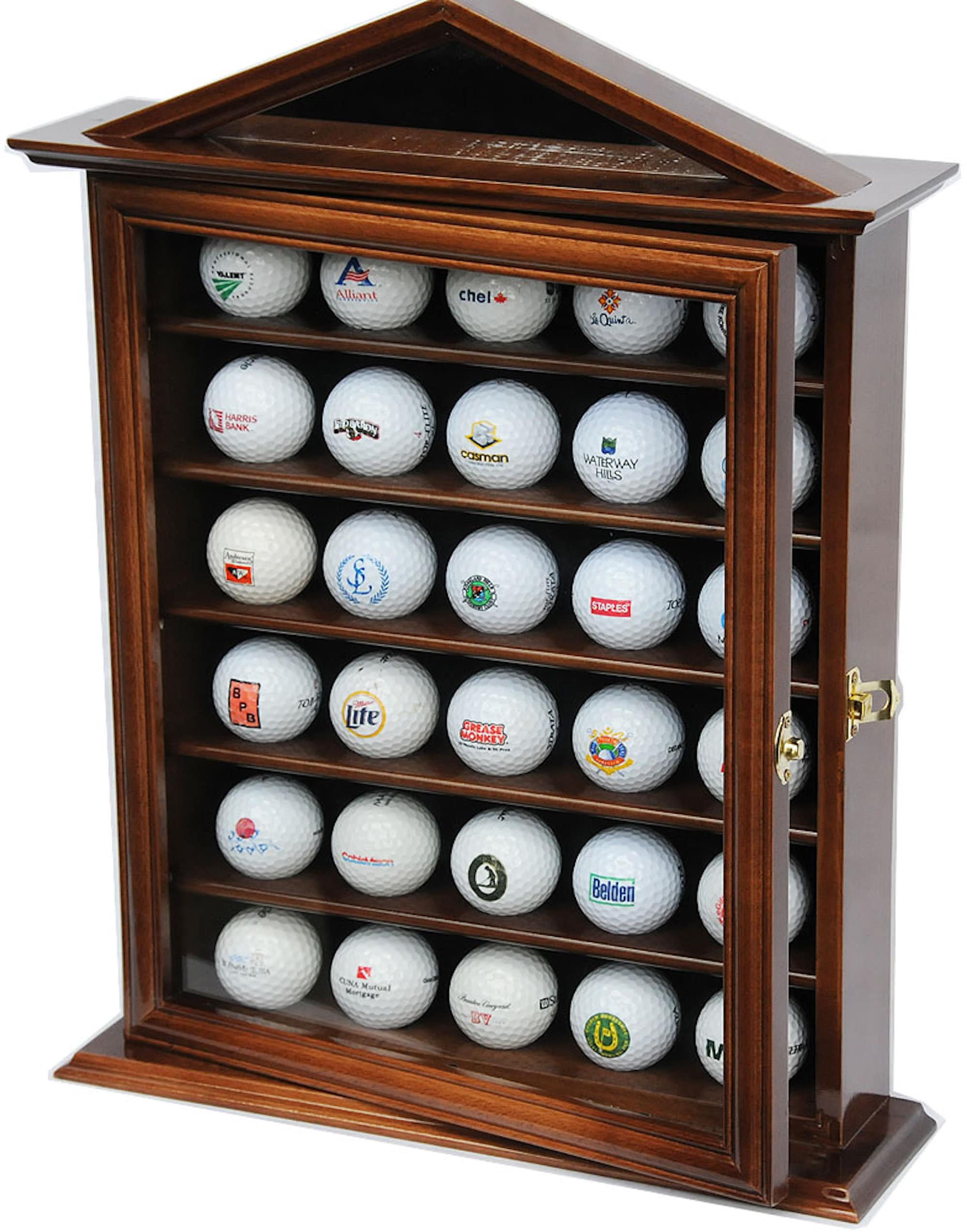 30 Golf Ball Designer Display Case Cabinet Wall Rack Holder | Etsy