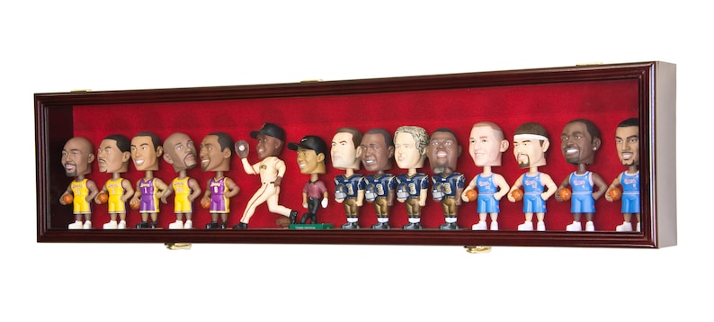 Long Bobble Head Figurine Display Case Cabinet Holder Rack | Etsy