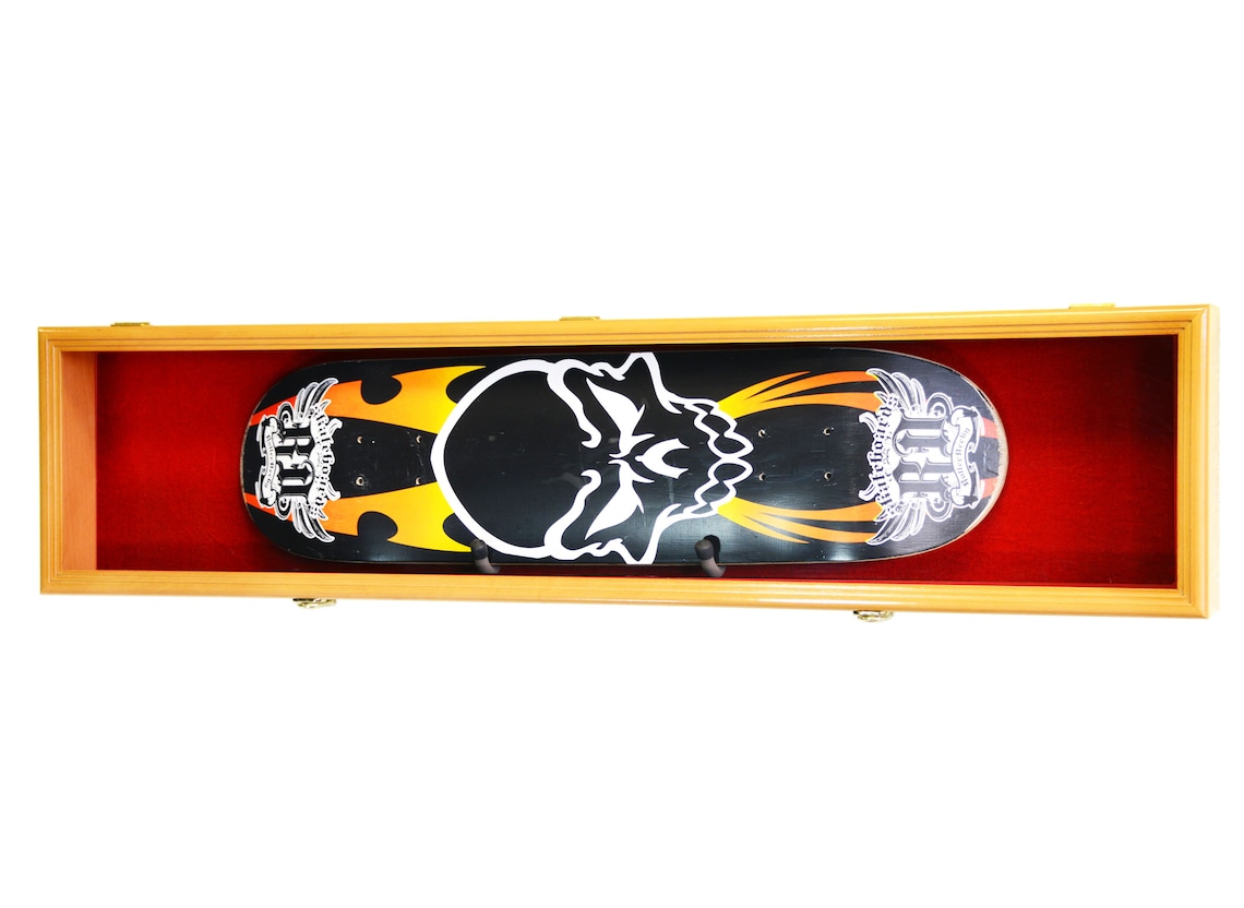 Skateboard Deck Display Case Cabinet 44 Skateboarding - Etsy