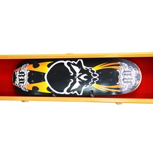 Skateboard Deck Display Case Cabinet - 44" Skateboarding Wall Mount ...