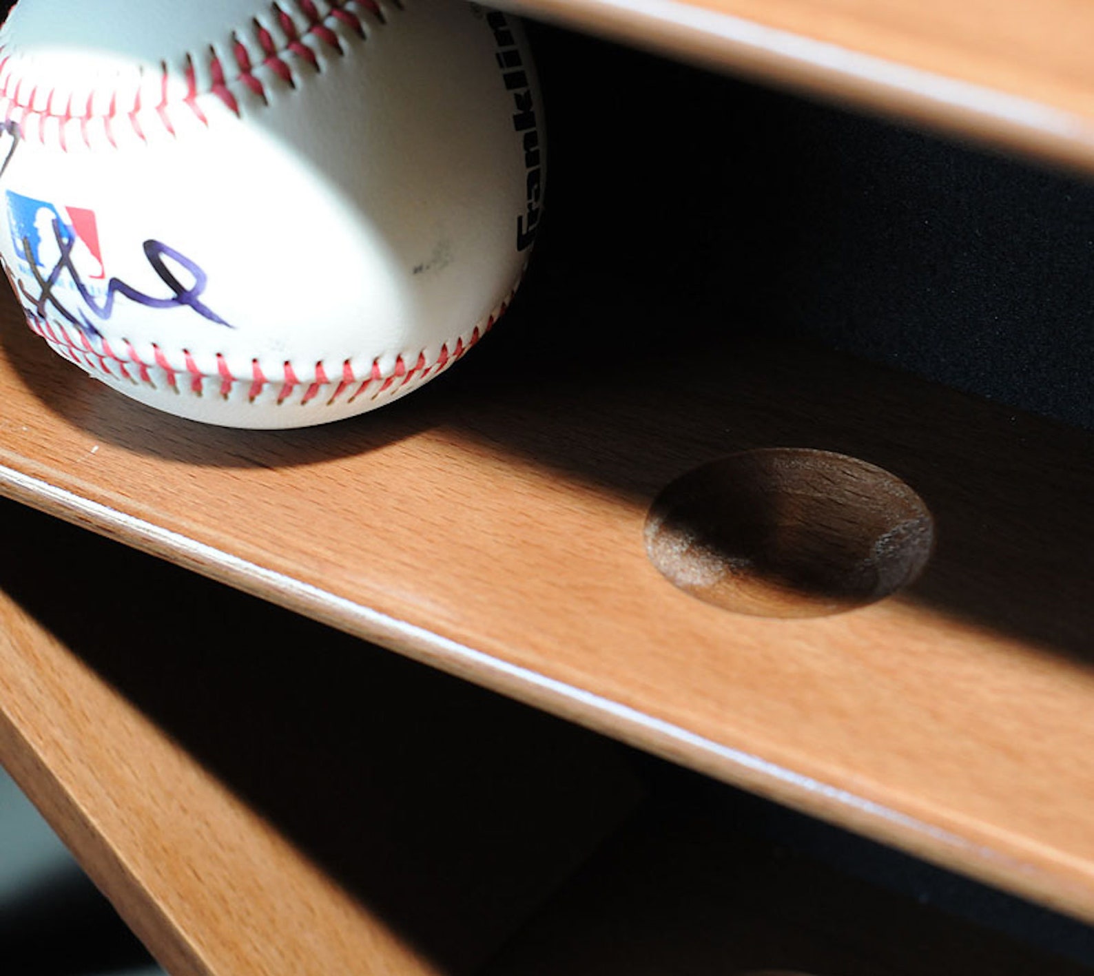 40 Baseball Ball Display Case Cabinet Holder Wall Rack 98% UV ...
