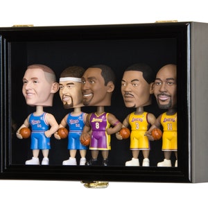 Small Bobble Head Figurine Display Case Cabinet Holder Rack W/98% UV ...
