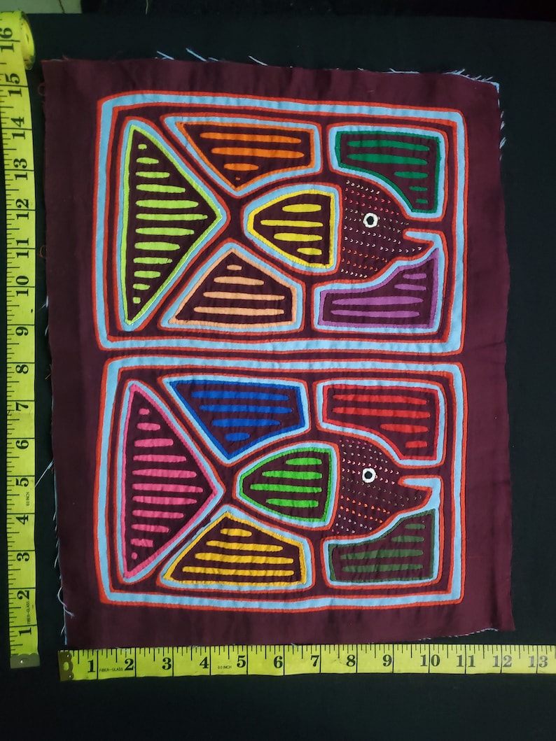1500 1029 Mola Panel Unframed Unique Animal Patern - Etsy