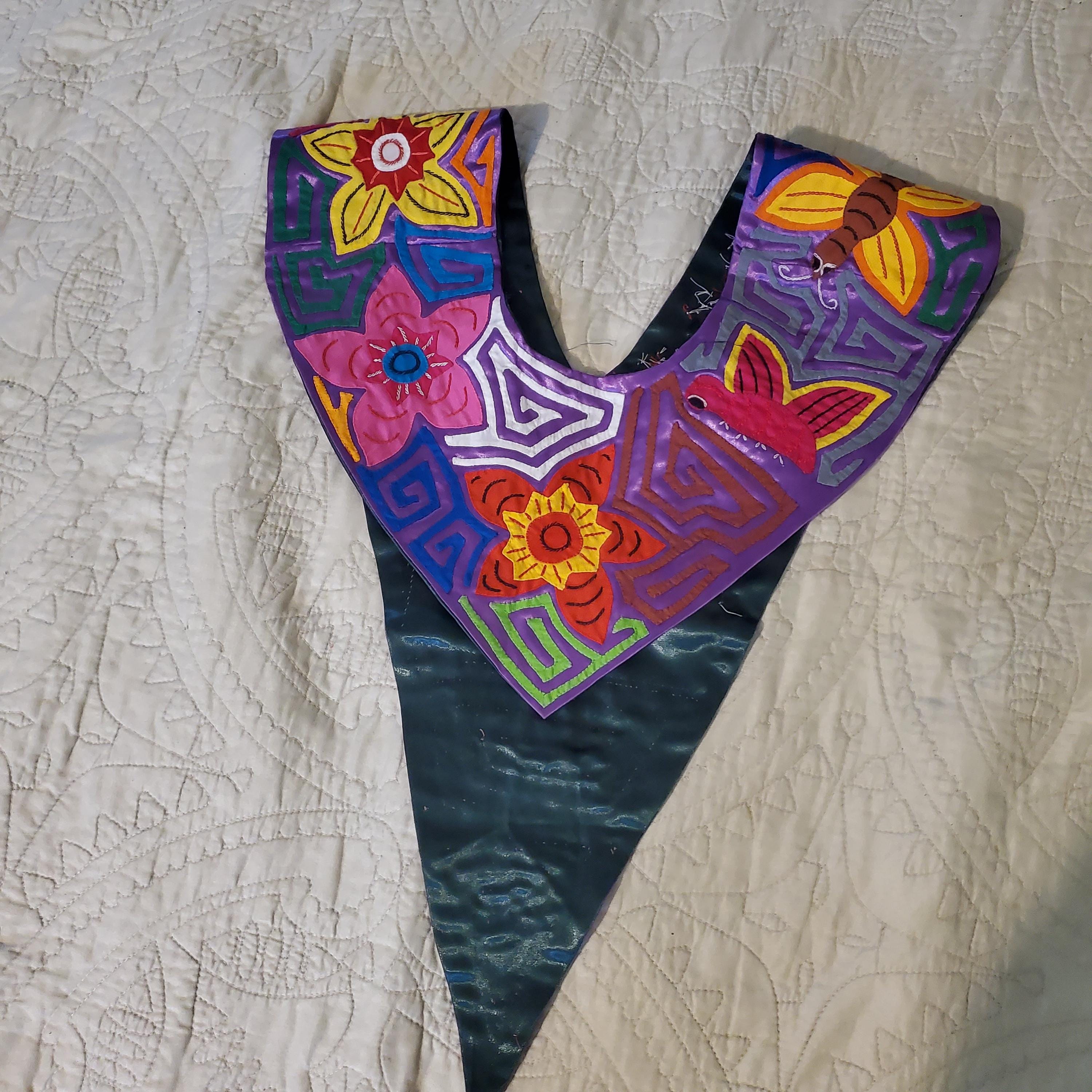 Graduation Stole Mola Handmade Panama Flag 923 - Etsy