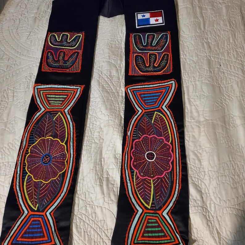 Graduation Stole Mola Handmade Panama Flag 920 - Etsy