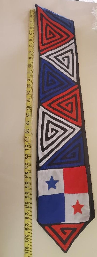 Graduation Stole Mola Handmade Panama Flag - Etsy