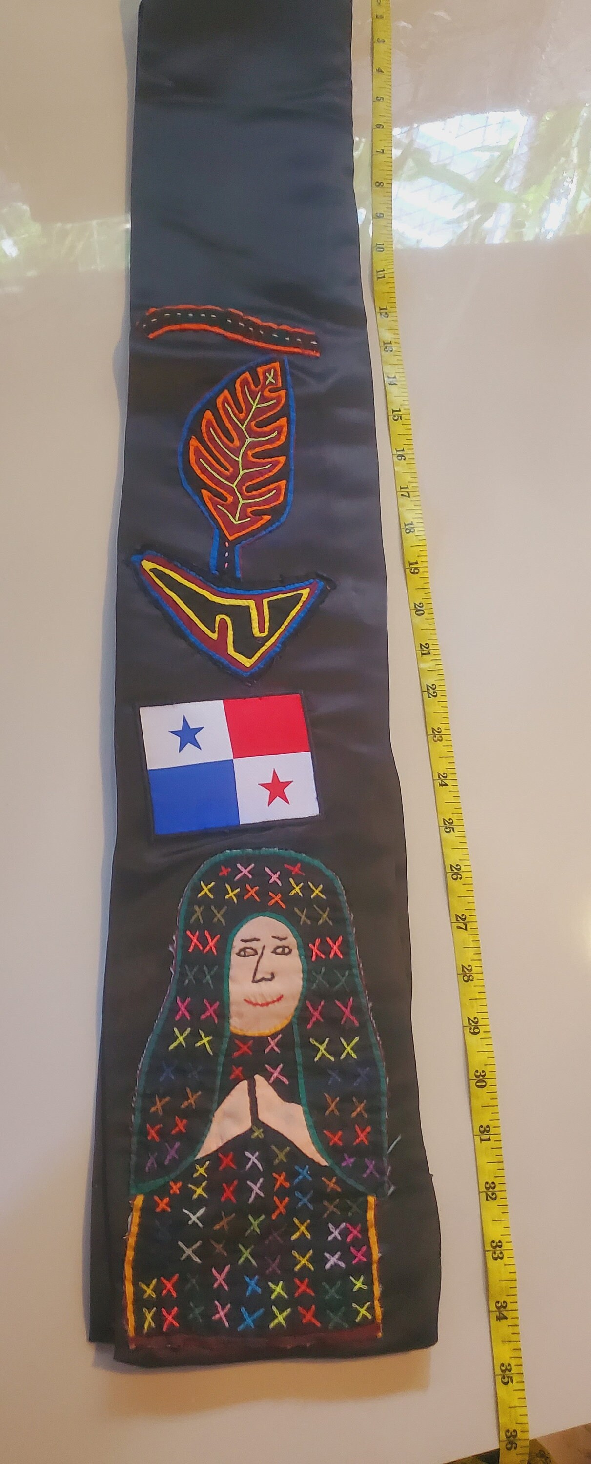 Graduation Stole Mola Handmade Panama Flag 9004 - Etsy