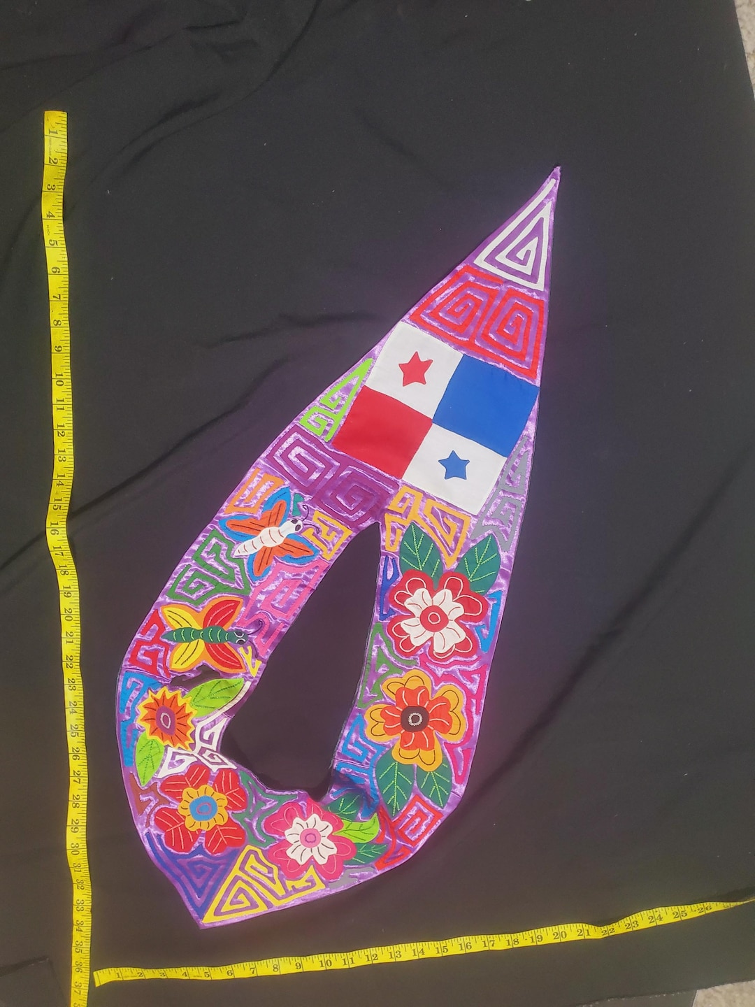 Graduation Stole Mola Handmade Panama Flag 9007 - Etsy