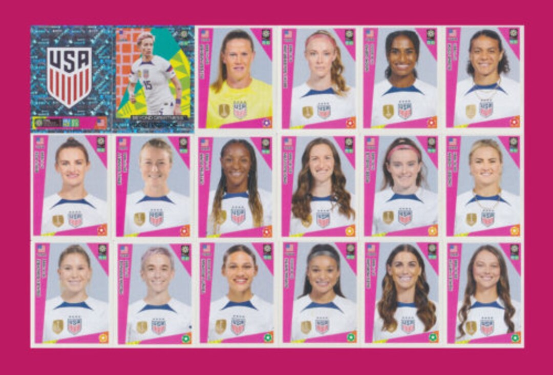 Picture 1 of 2 Picture 2 of 2 USA TEAM - USWNT - Panini Women’s World ...