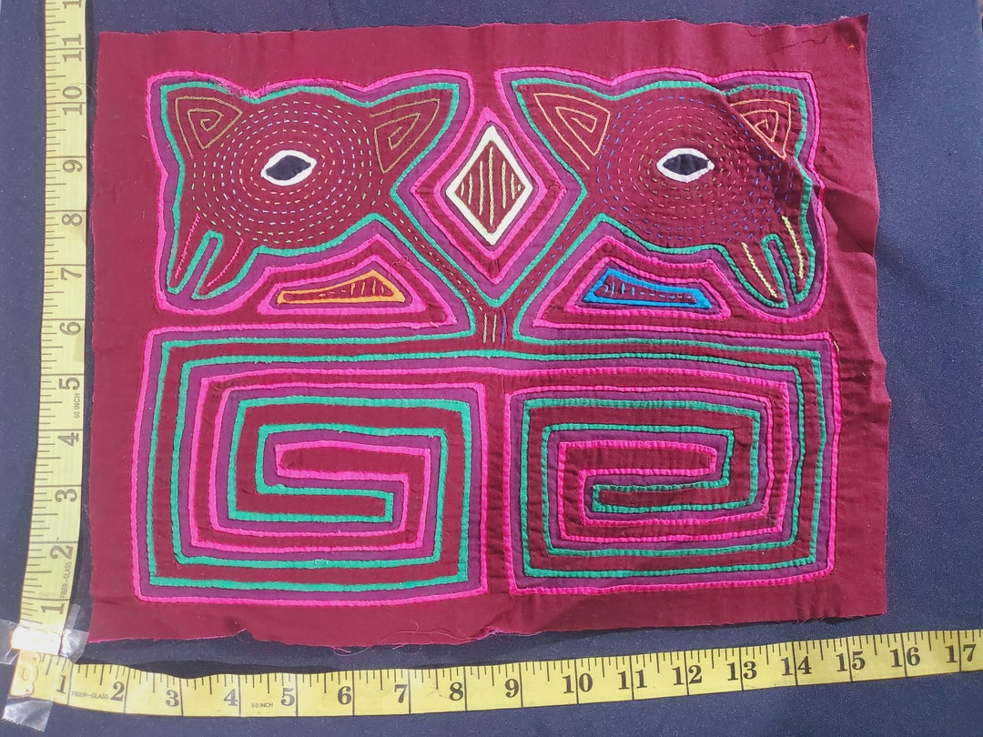 1800 7071 Kuna Mola Unique Pattern Beautiful Beedlestitch Work - Etsy