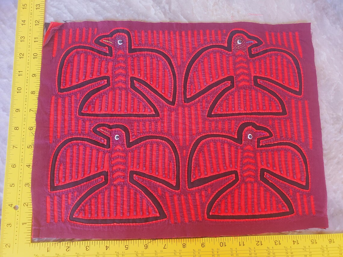 2100 3244 Mola Wall Hanging Original Unique One of a Kind Authentic ...