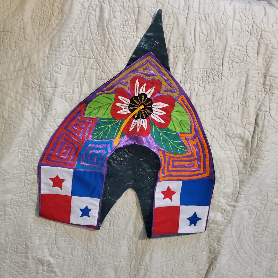 Graduation Stole Mola Handmade Panama Flag 921 - Etsy