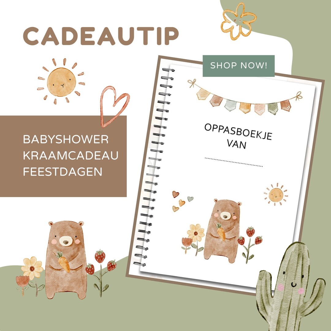 Babysitting Booklet Fill-in Booklet Back and Forth Notebook Maternity ...