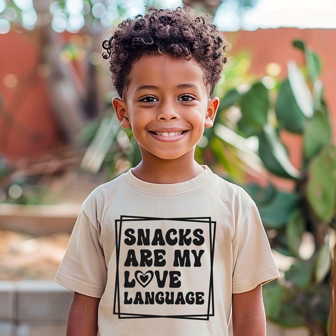 Snacks Are My Love Language Shirt, Food Lover, Gifts for Food Lover ...