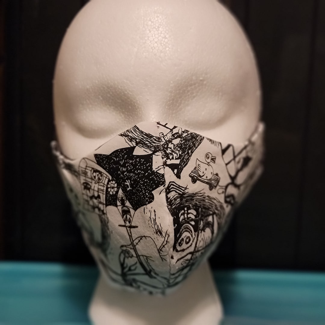 Tim Burton's Nightmare Before Christmas Mask - Etsy