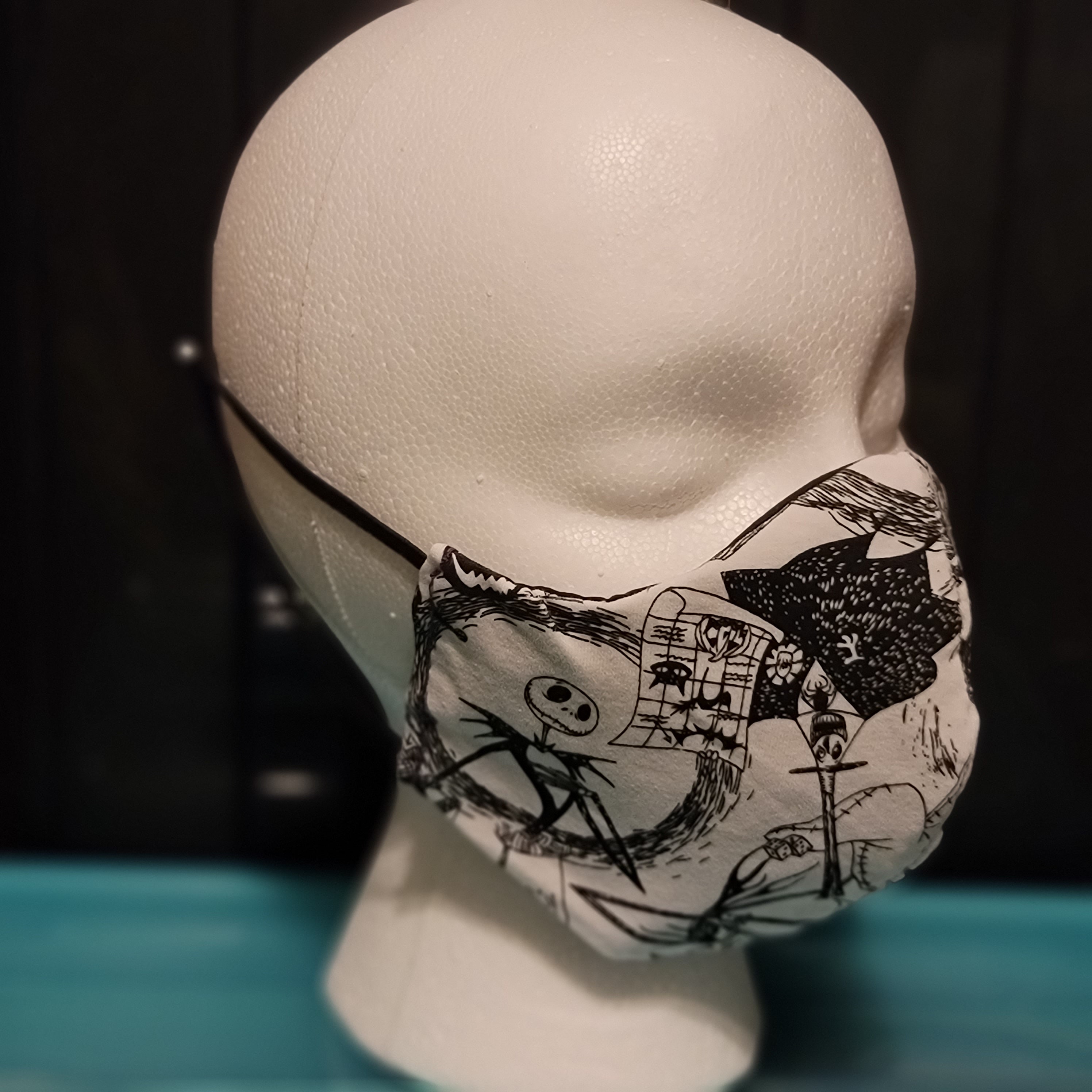 Tim Burton's Nightmare Before Christmas Mask - Etsy