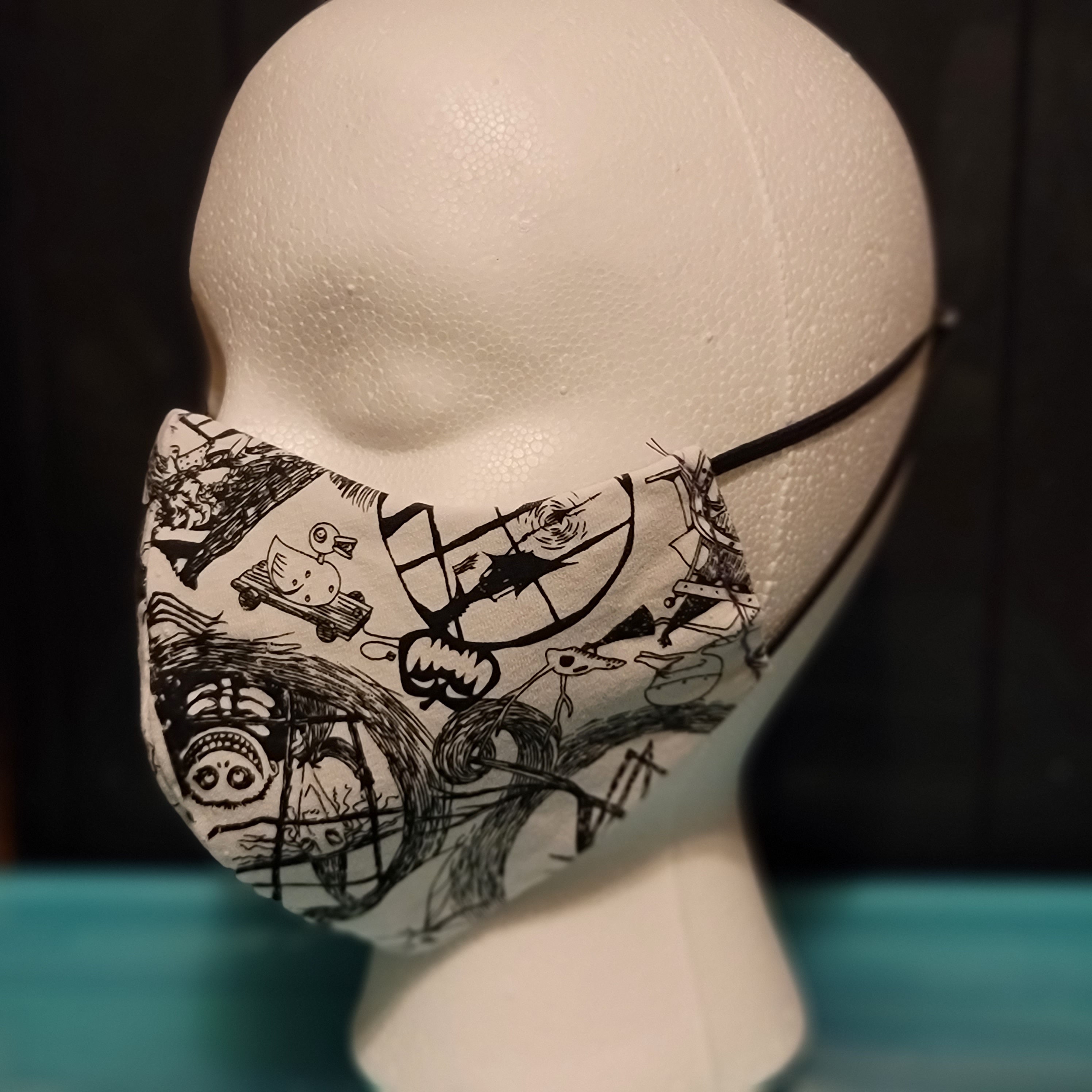 Tim Burton's Nightmare Before Christmas Mask - Etsy