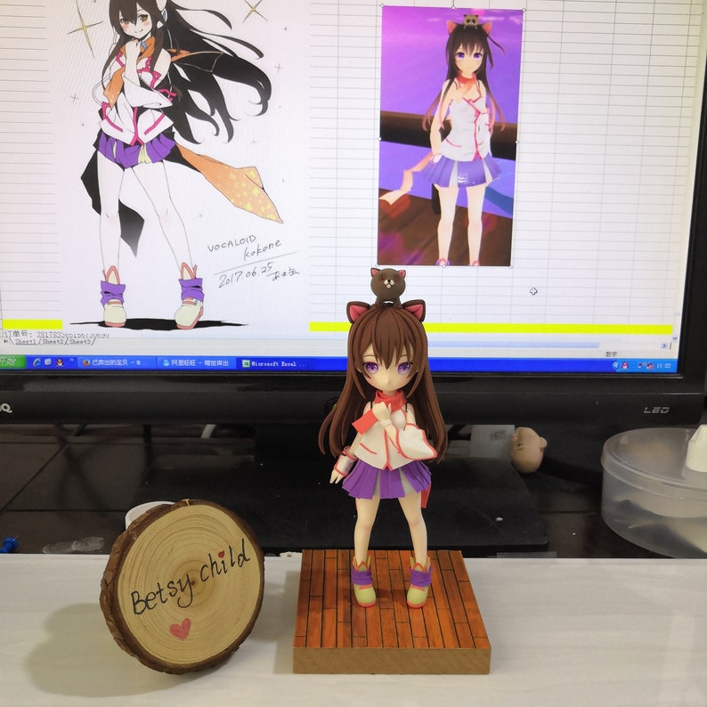 Handmade custom figure Any Anime game you like pictures of | Etsy