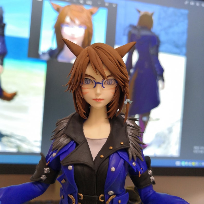 Personalized Handmade Clay Figure, Polymer Clay Figurines Based on ...