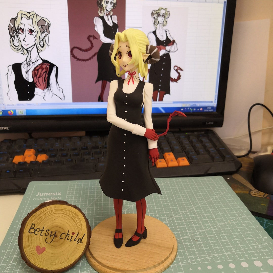 100% Handmade Custom Characters, Polymer Clay Comic Figurine, Home ...