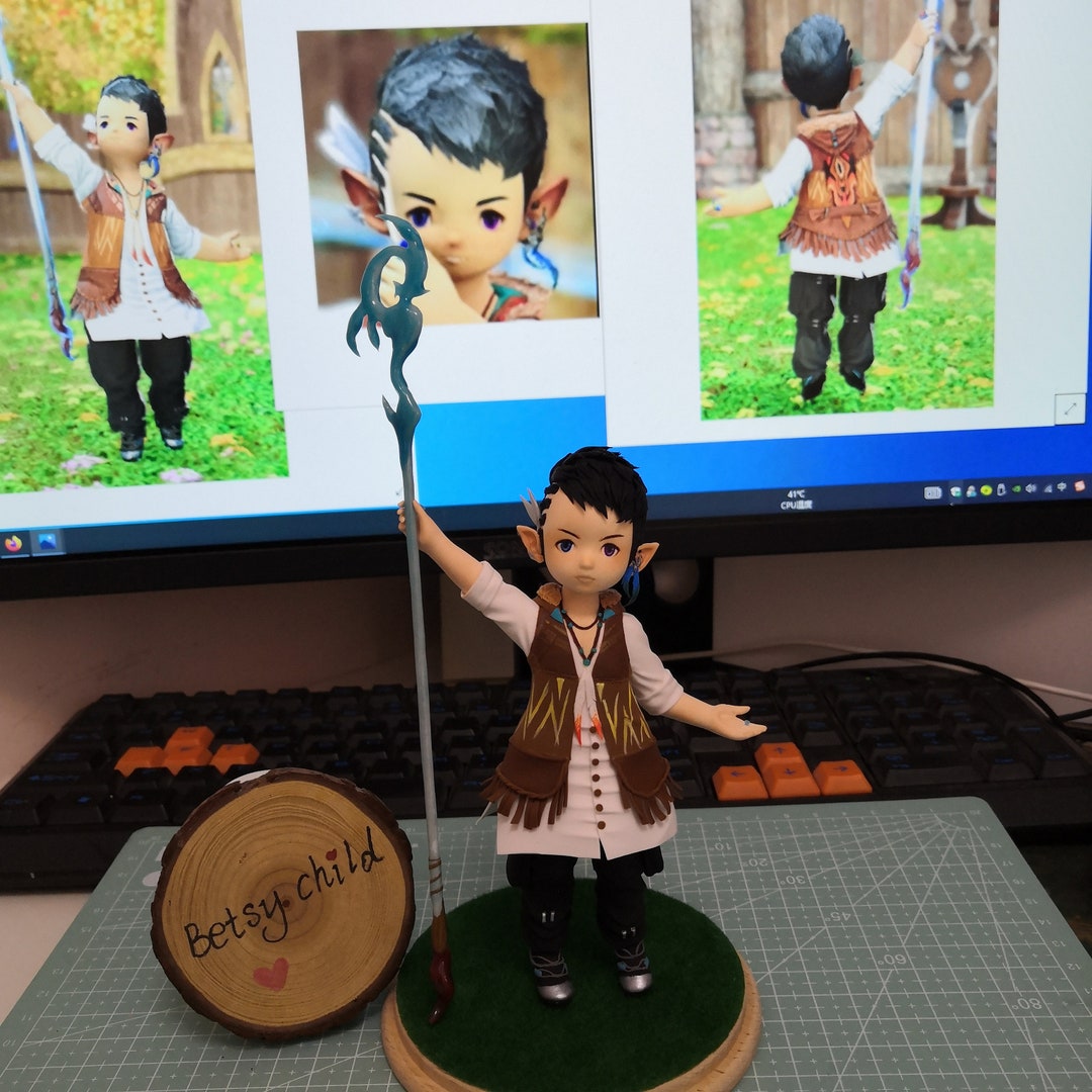 Fully Personalized/customized Anime Game Character Polymer Clay Figure ...