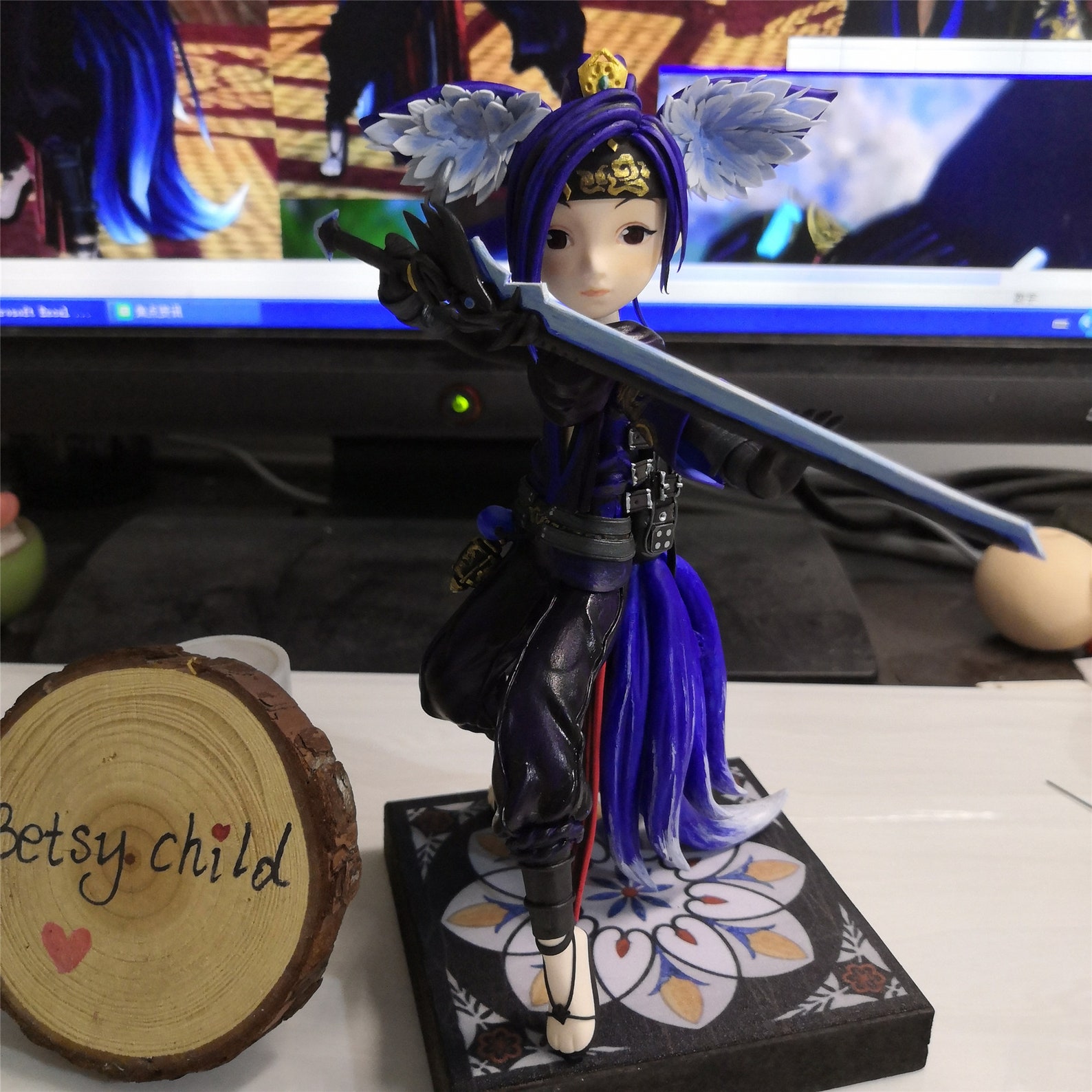 Fully Personalized/Customized Anime game character Polymer | Etsy