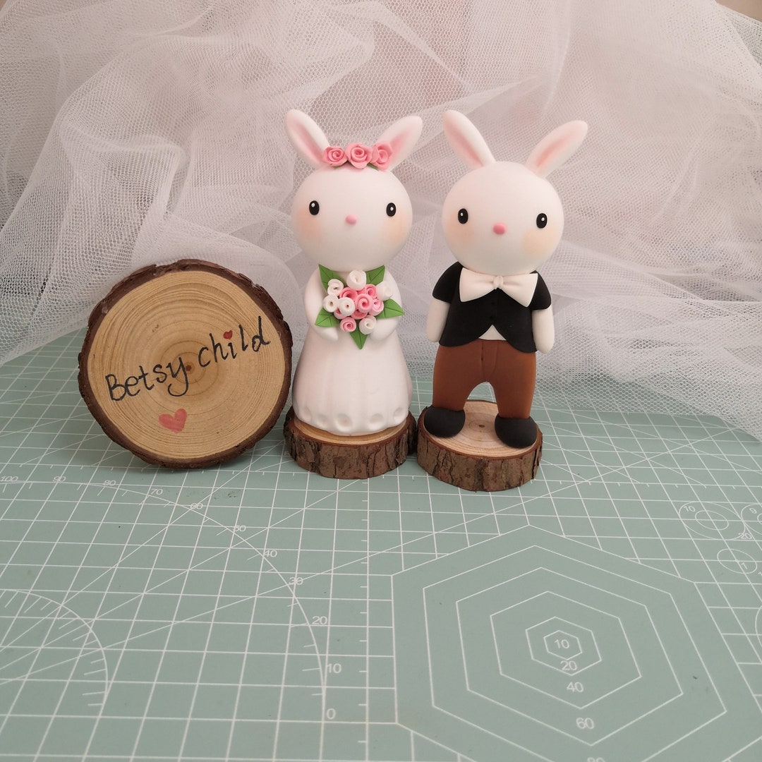 A Miniature "i Do": Custom Couple Clay Figures - Etsy