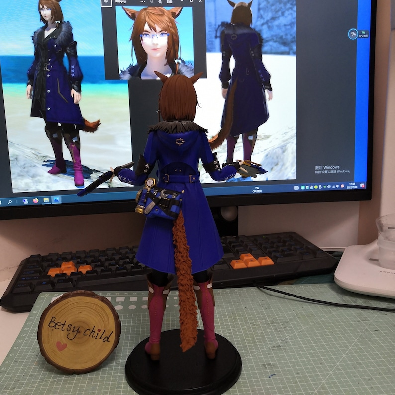 Personalized Handmade Clay Figure, Polymer Clay Figurines Based on ...