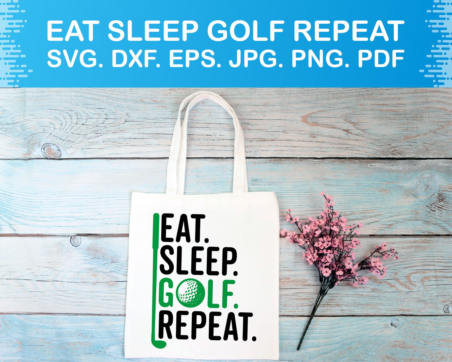 Eat Sleep Golf Repeat Svg Golf Svg Golfer Svg Golf Club Svg | Etsy