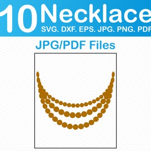 Necklace Svg, Pearl Necklace Svg, Pearls Svg, Jewelry Svg, Pearl Svg ...