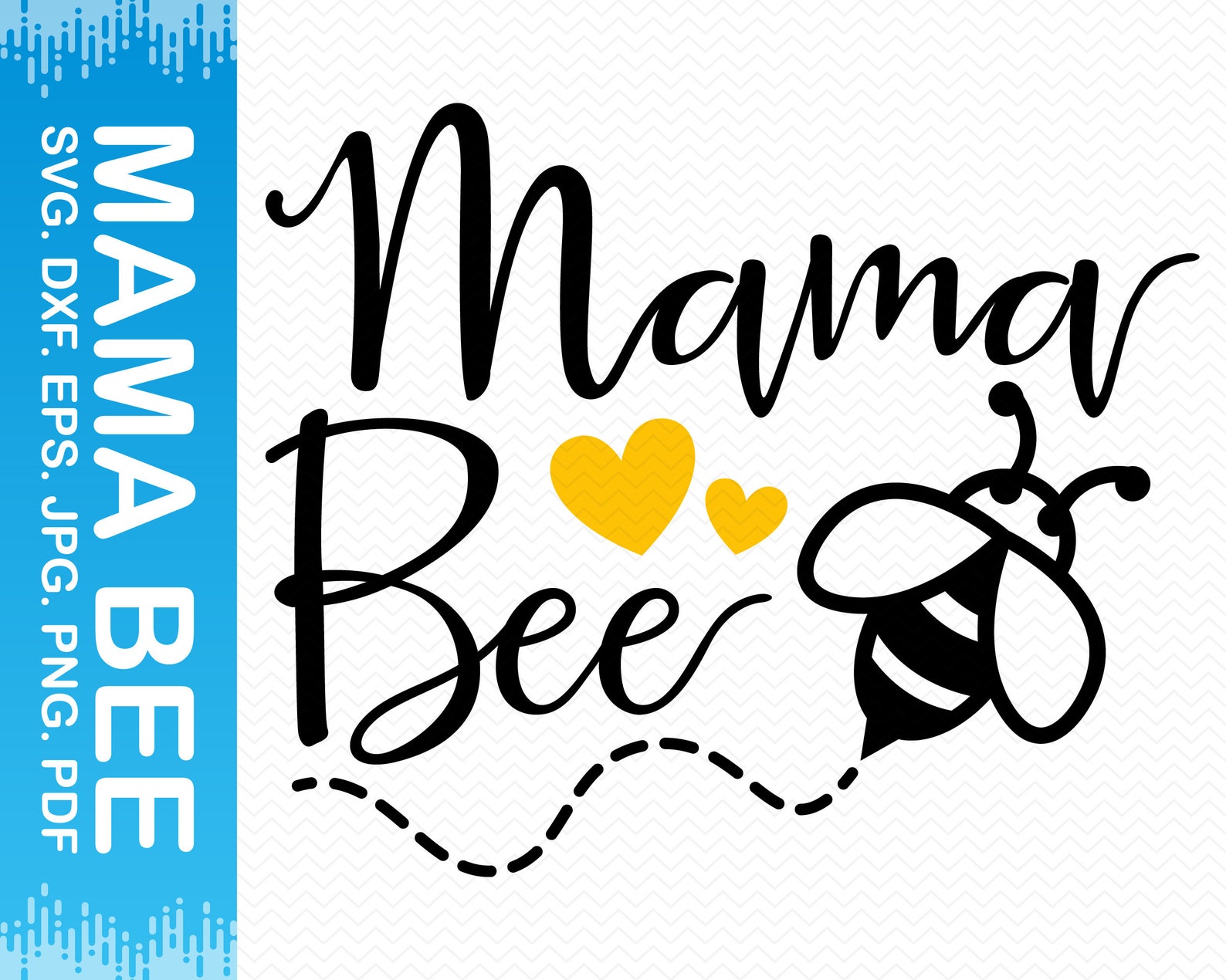 Mama Bee Svg Mama Svg Bee Svg Mom Svg Bee Clipart Bee Png | Etsy