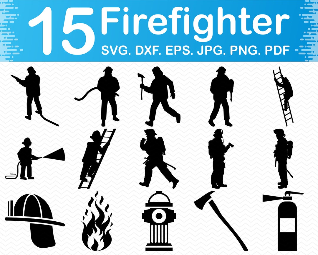 Firefighter svg, Fireman svg files for cricut, Fire fighter svg ...