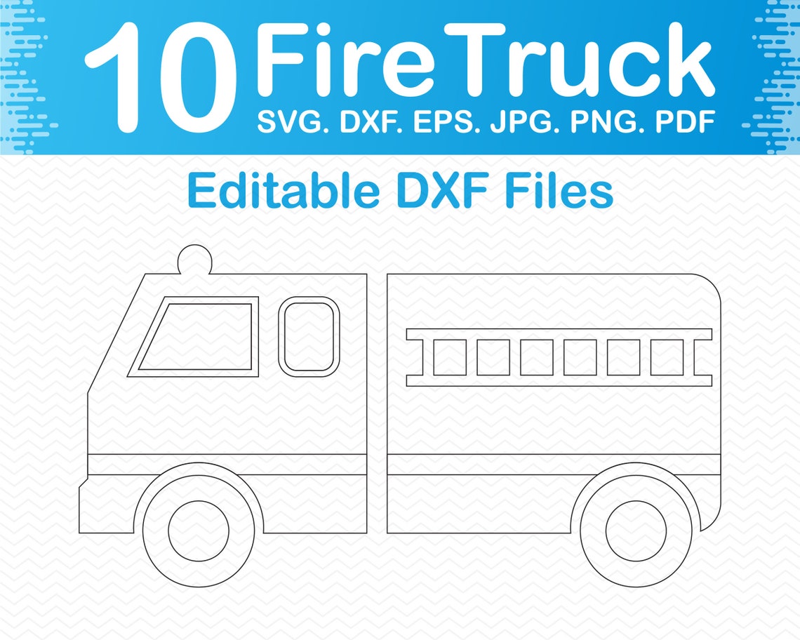 Fire Truck Svg Firetruck Svg Firetruck Png Fire Engine - Etsy
